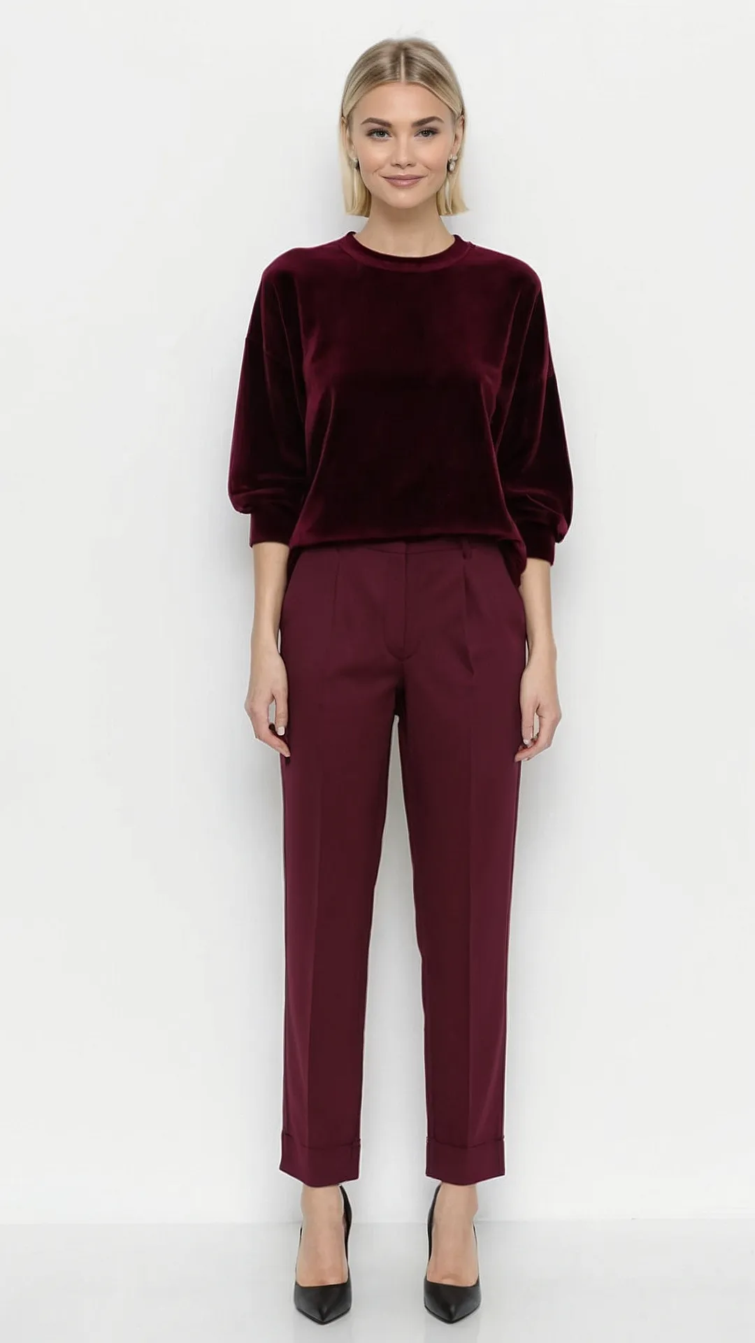 Sip in Style: 19 Wine Colour Pant Outfit Ideas for Every Occasion ...