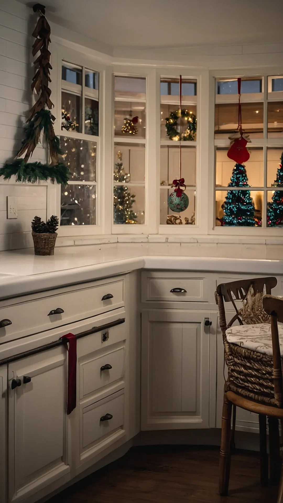 Dashing Through the Decor: 51+ Rustic and Cozy Christmas Kitchen Ideas