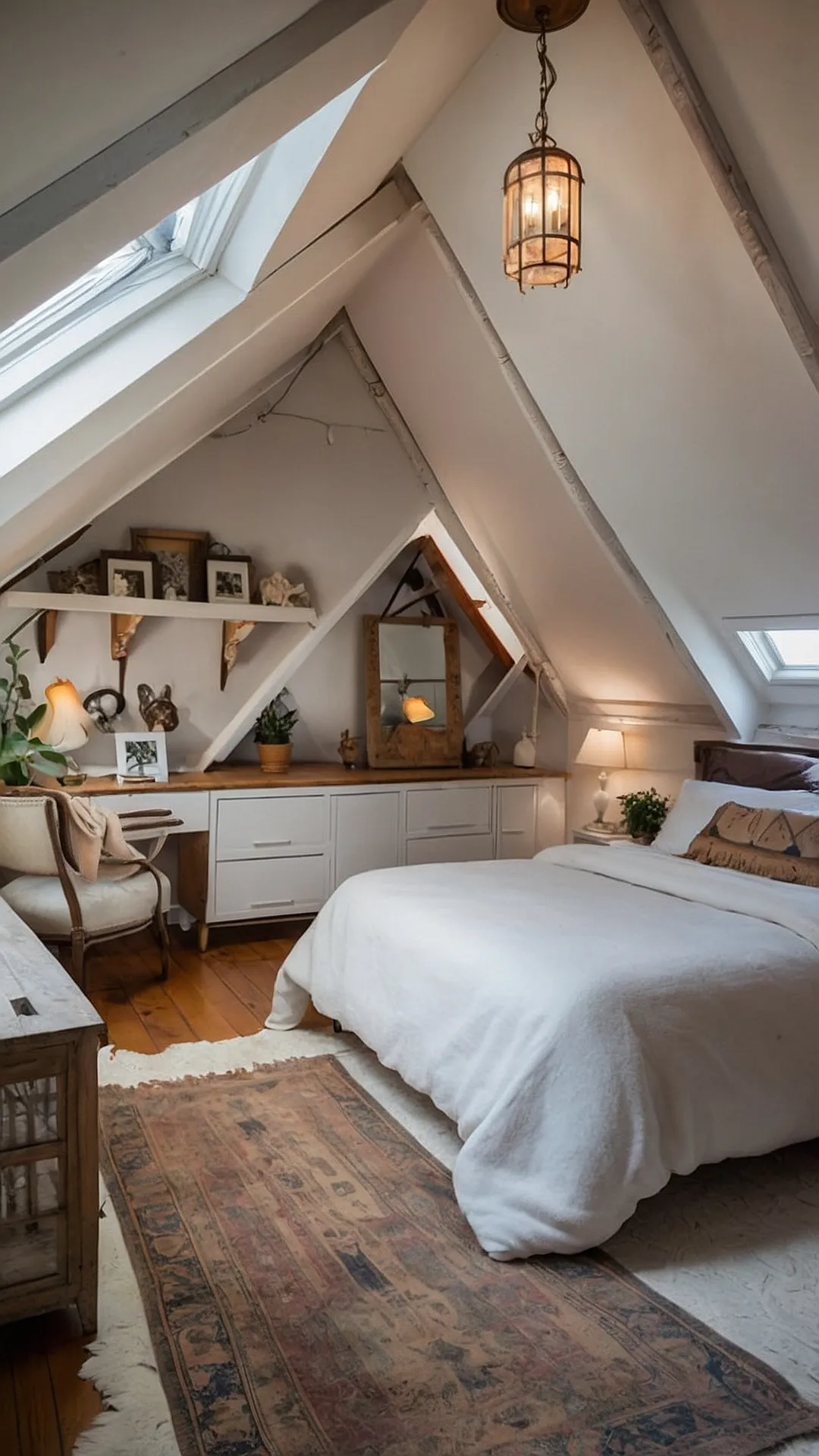 Stylish Solutions: 16 Inspiring Attic Room Ideas with Slanted Walls ...