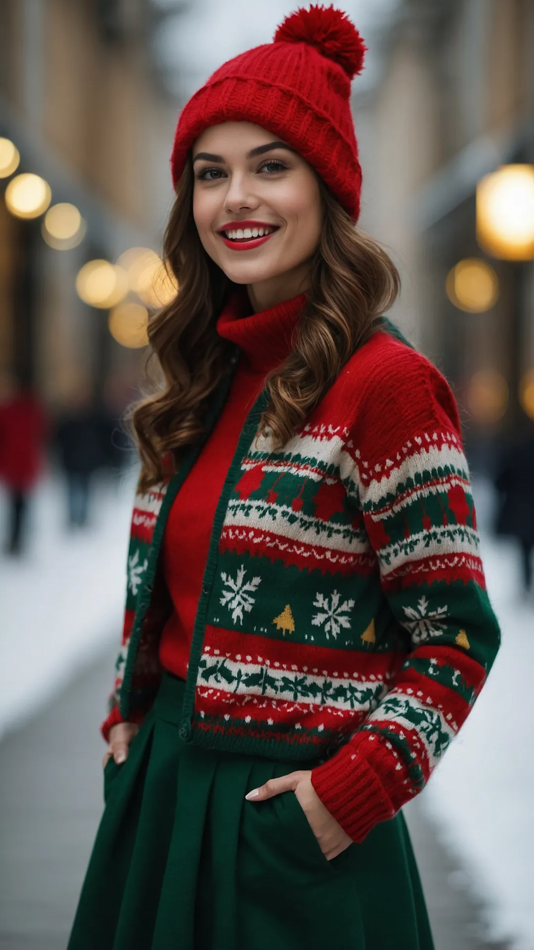 Dazzle This Holiday: 15 Christmas Sweater Outfits Ideas to Rock the ...