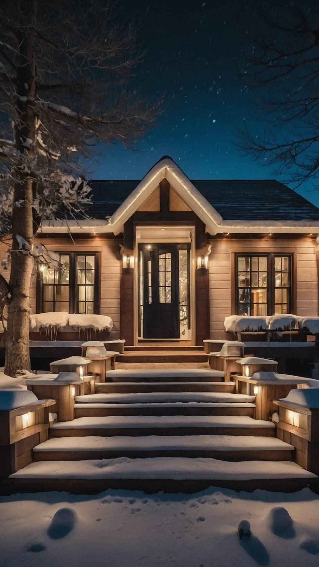 Snowy Serenity: 10 Cozy House Exterior Ideas for Winter Happiness – Fads