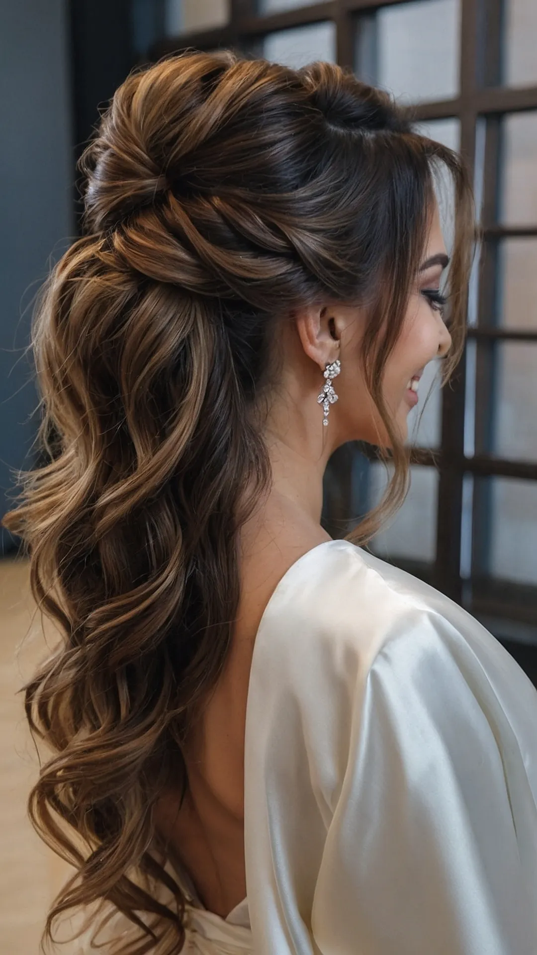 Discover 15 Stunning Half Up Half Down Wedding Hairstyles This Season Fads