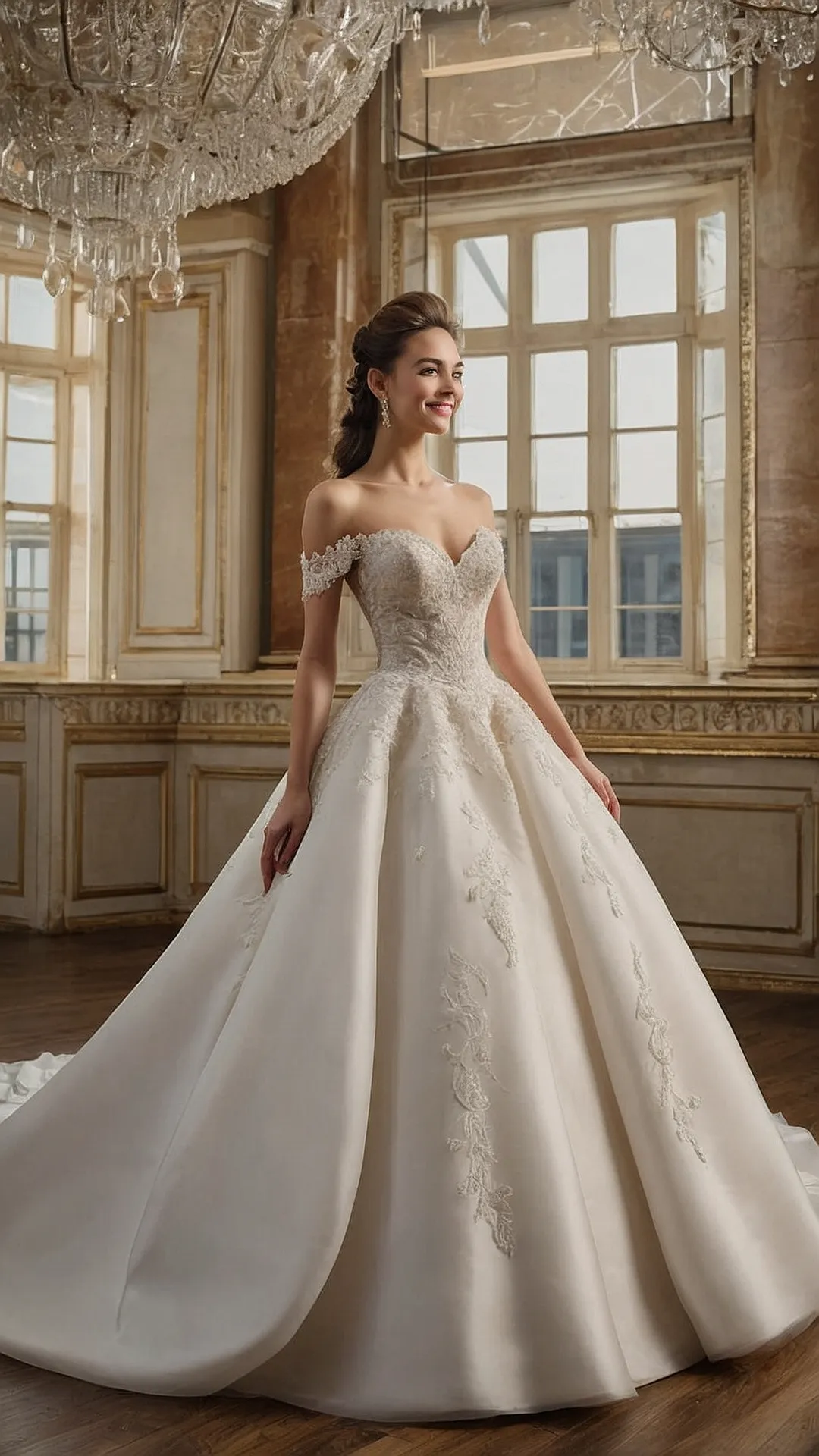 The Timeless Elegance of Lace and Satin Long Sleeve Ball Gowns - Fads