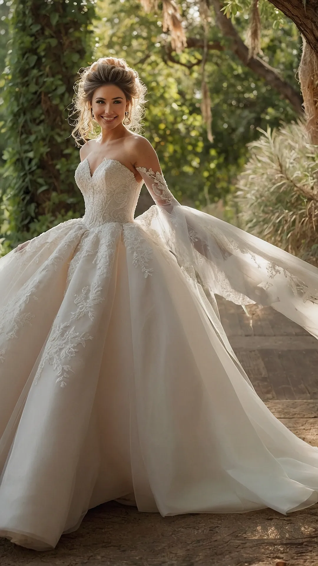 The Timeless Elegance of Lace and Satin Long Sleeve Ball Gowns - Fads