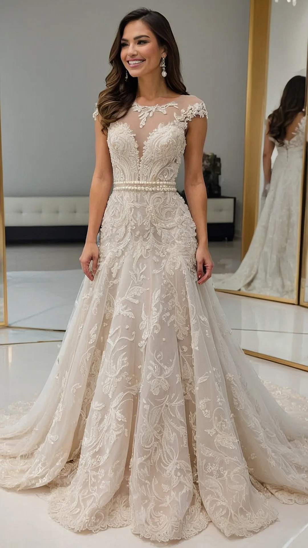 Say ‘I Do’ to Pearl Perfection: 15 Wedding Dress Ideas with a Twist - Fads