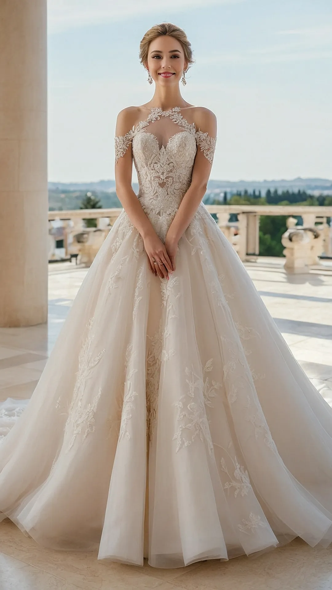 The Timeless Elegance of Lace and Satin Long Sleeve Ball Gowns - Fads