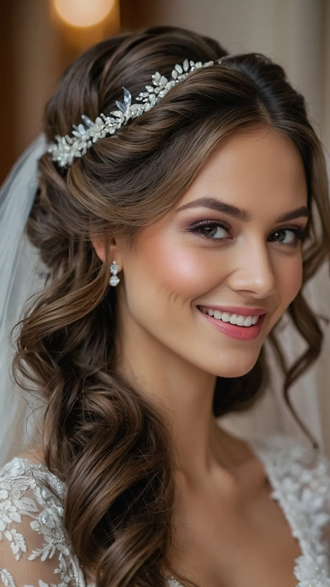 20 Elegant Wavy Styles for Radiant Brides All Over the World – Fads
