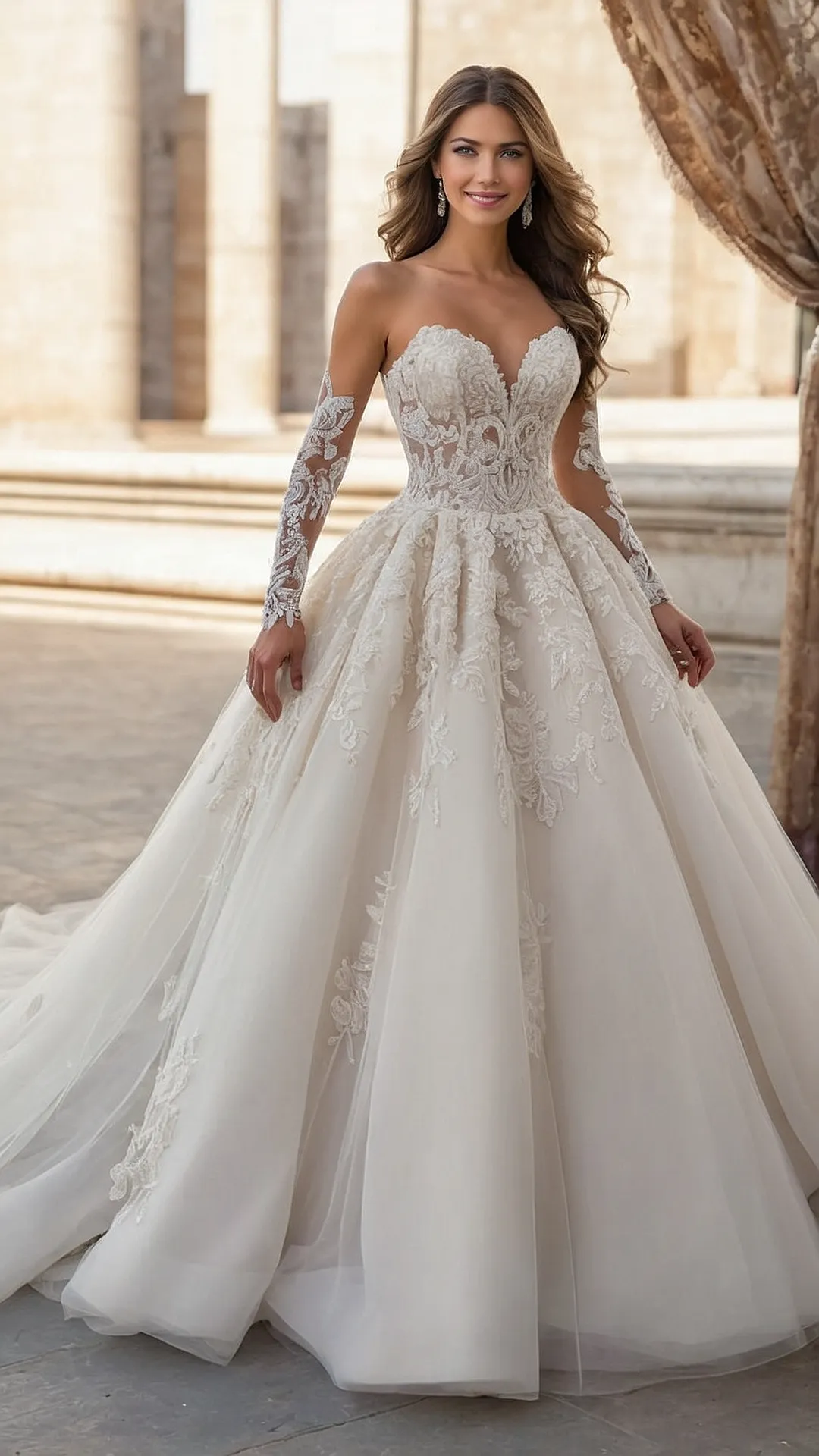 Dreamy Wedding Long Dress Styles for Every Occasion** ** – Fads