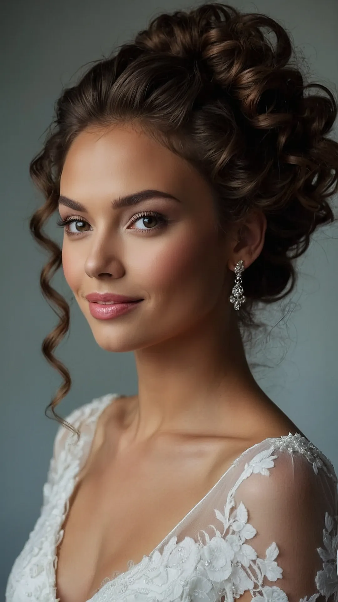 Curly Couture: 19 Stylish Bridal Hairstyles for Every Curl Type – Fads