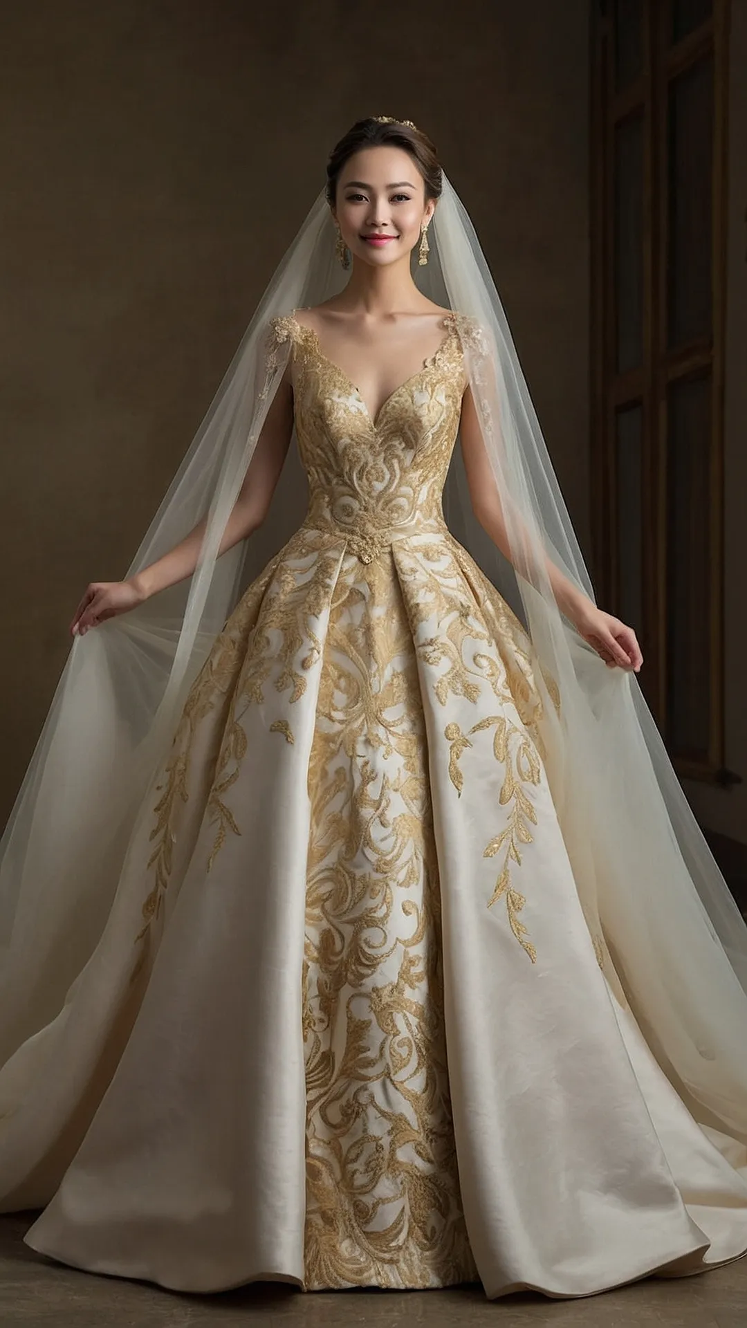 Radiate Warmth: 22 Gold Wedding Dress Ideas That Shine Like You – Fads