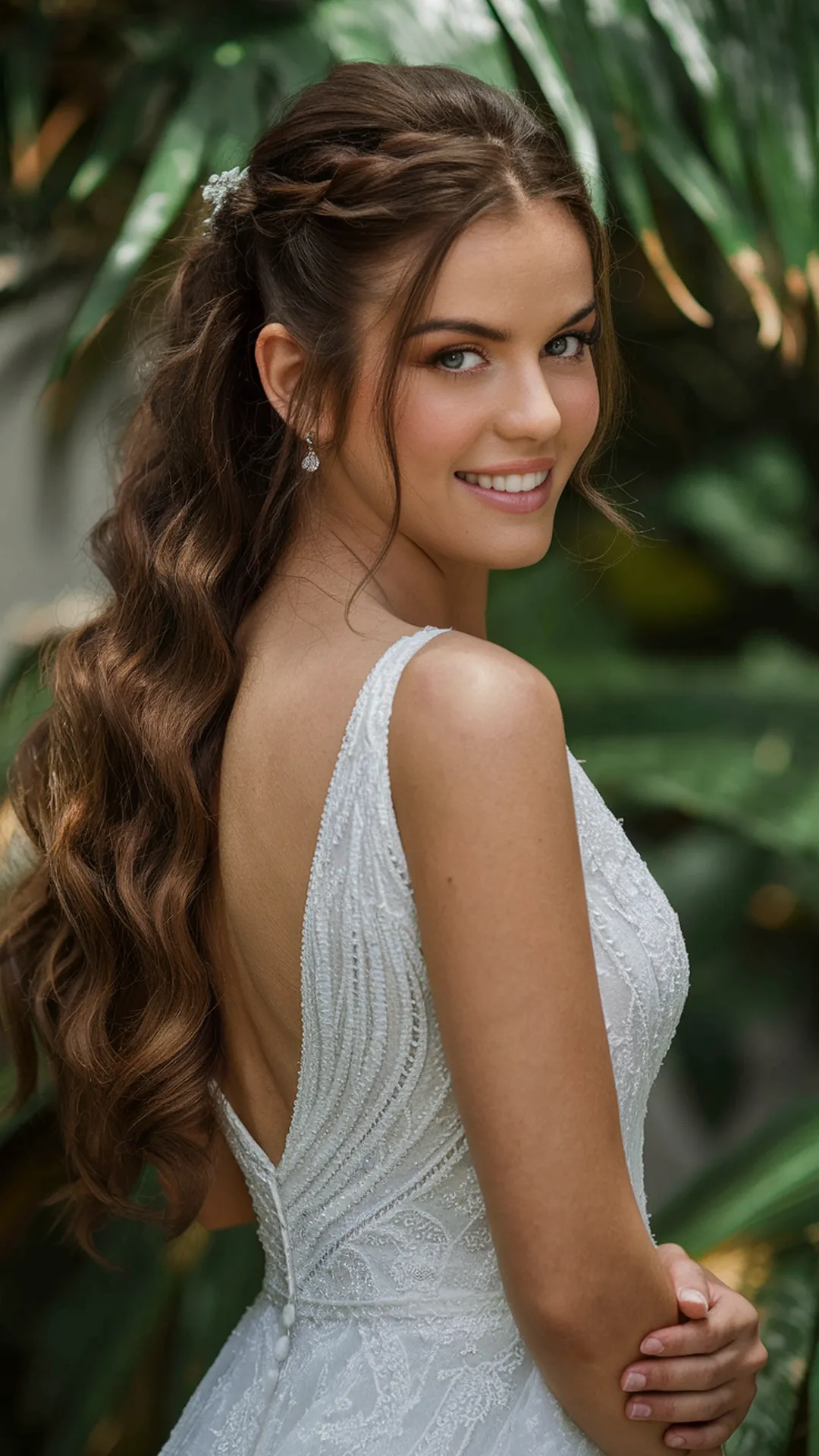 **15 Jaw-Dropping Bridal Layered Hair Ideas for Every Length!** - Fads