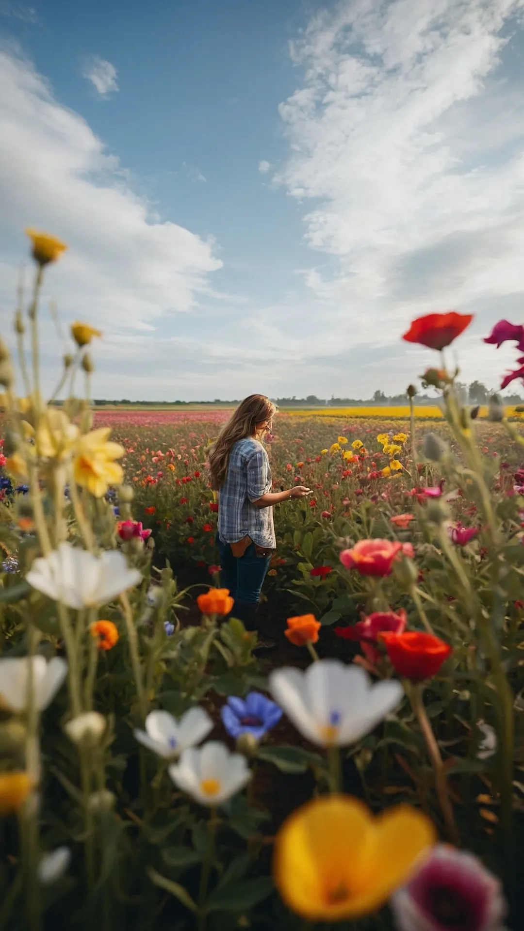 Snap Happy: 16 Flower Field Photography Ideas for Seniors** ** – Fads