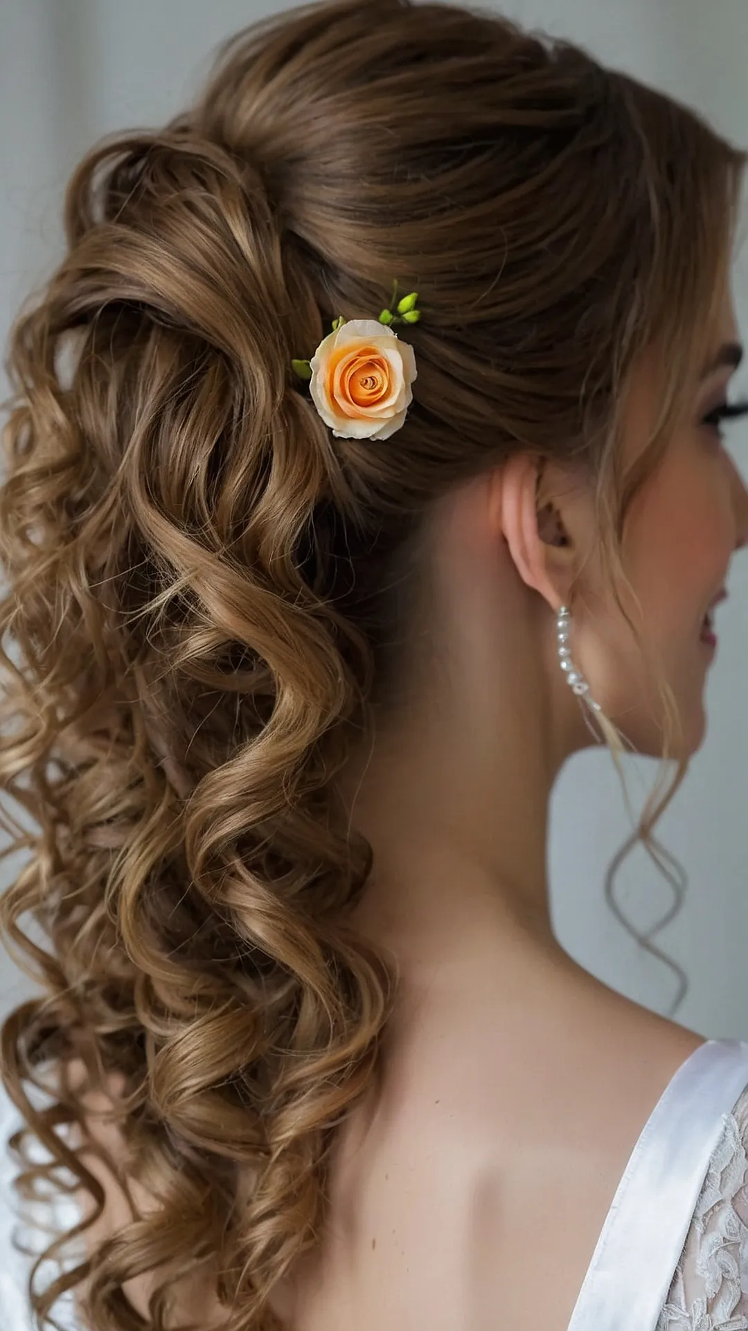 Curl Power! 25+ Stunning Hairstyles for the Curly Bride - Inspire Inlet