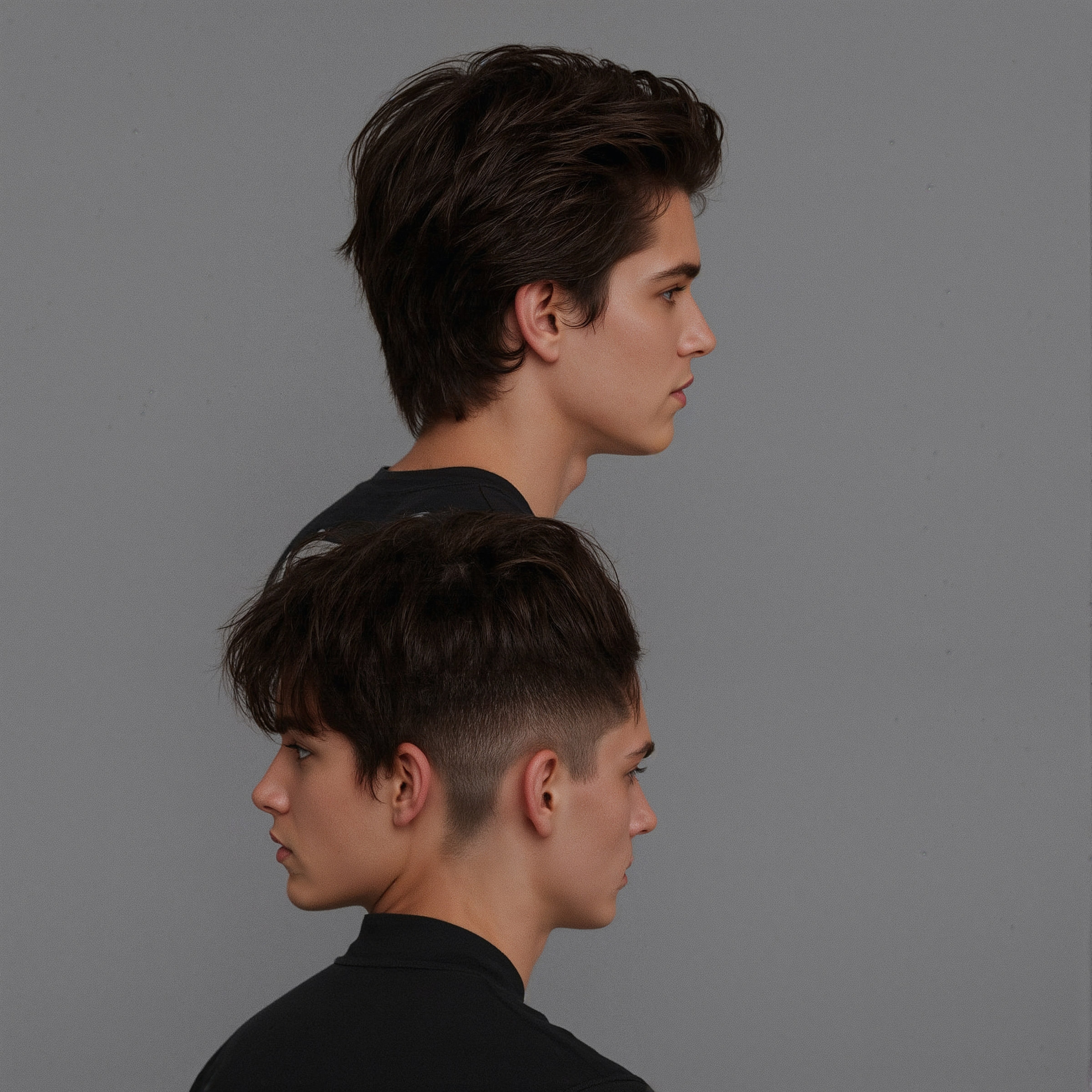 The Ultimate Guide to Men’s Flow Haircuts: Front, Side & Back Views ...