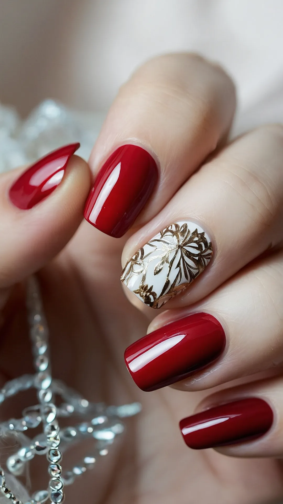 Festive Nails for December: 15 Acrylic Ideas to Try This Holiday Season ...